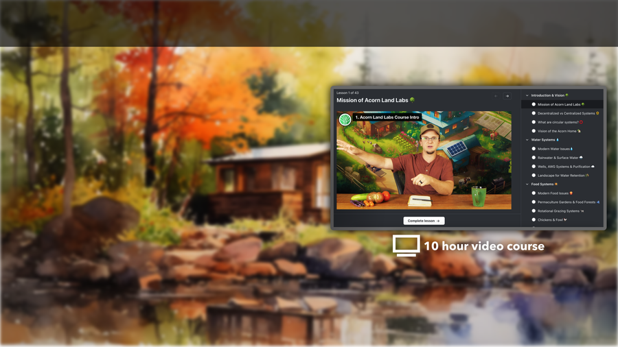 Acorn Off-Grid: Permaculture, Solarpunk, Off-Grid Technology