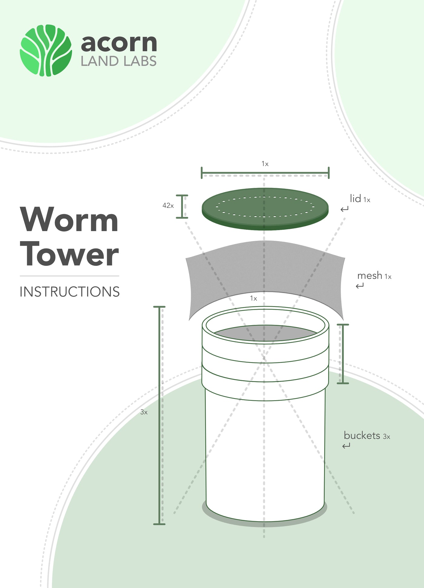 DIY Worm Tower Plans (Digital PDF)